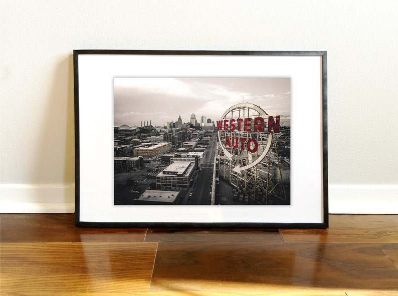 Western Auto Sign Kansas City Kansas City Print Kansas City - Etsy