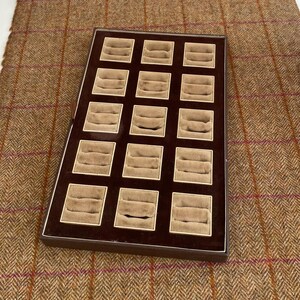 Vintage Multiple Ring Display Pad. Antique Jewellers Shop Multi Ring ...