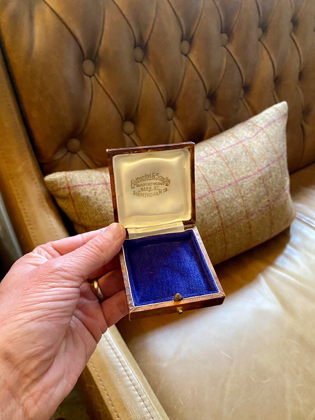 Vintage Jewelry Box. Antique Jewellery Box. British Jewellers - Etsy