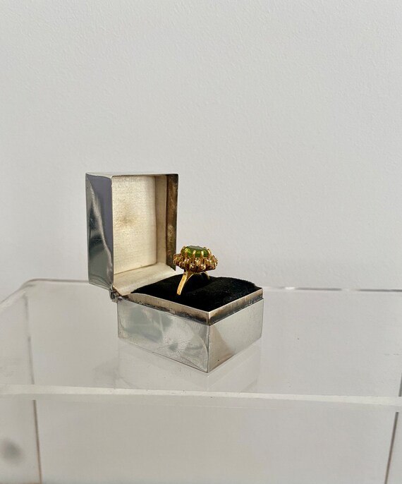 Rare Antique Sterling Silver ring Box. Vintage Ring B… - Gem