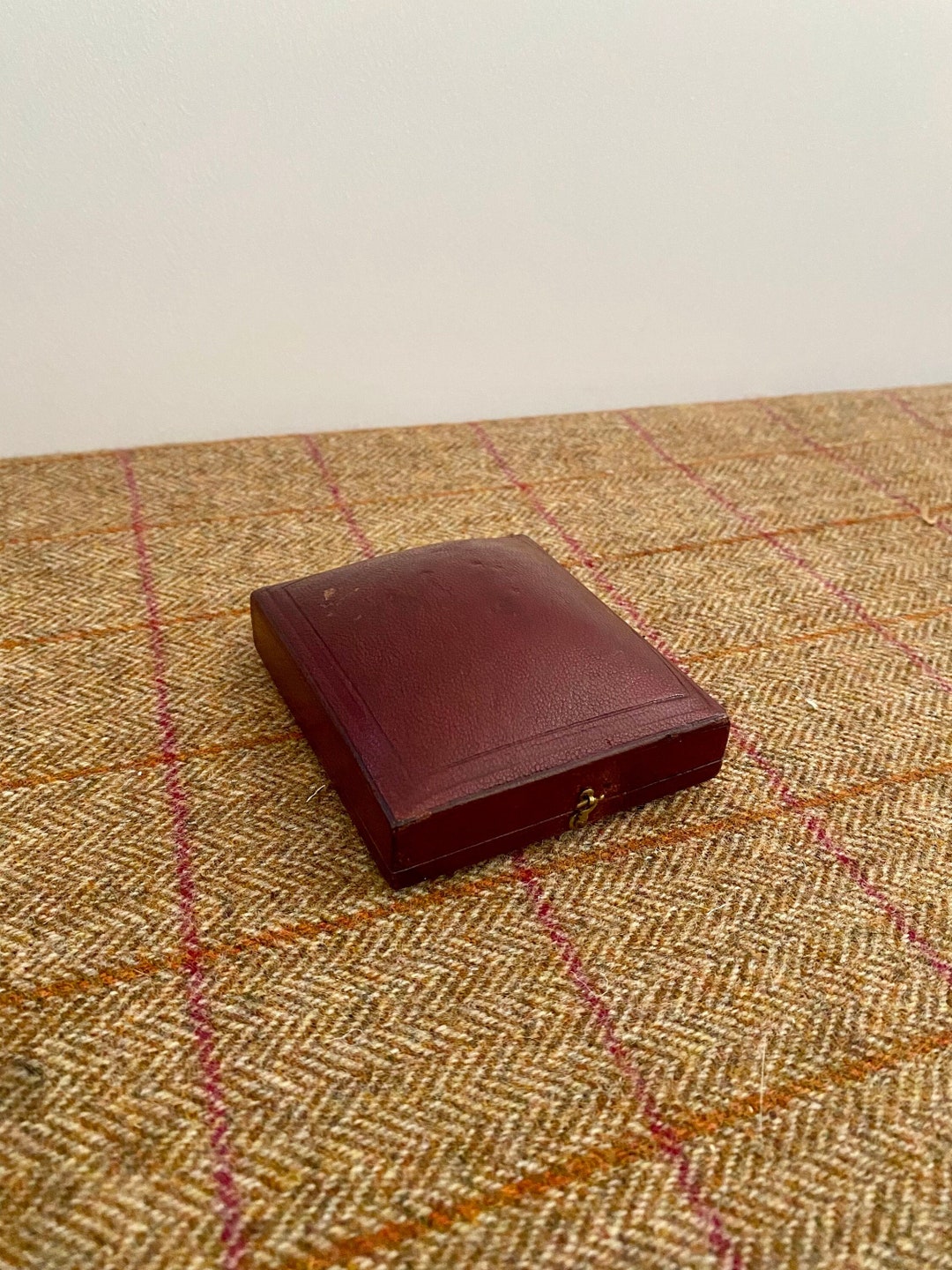 Unusual Tooled Leather Antique Jewellery Box. Victorian Jewelry Box for ...