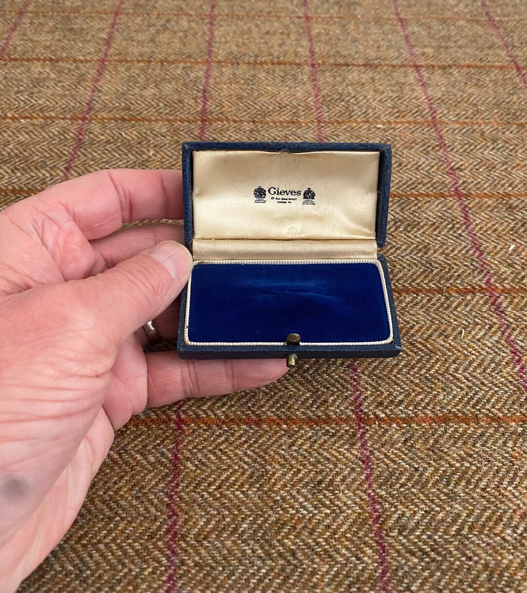 Antique Jewelry Box. Vintage Jewellery Box. Antique Brooch Box. Gieves ...