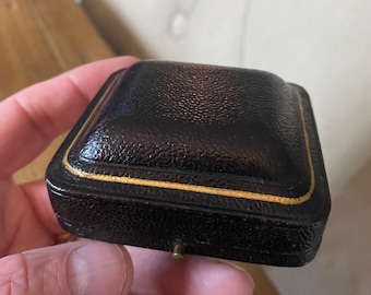 Unusual Tooled Leather Antique Jewellery Box. Victorian Jewelry Box for ...