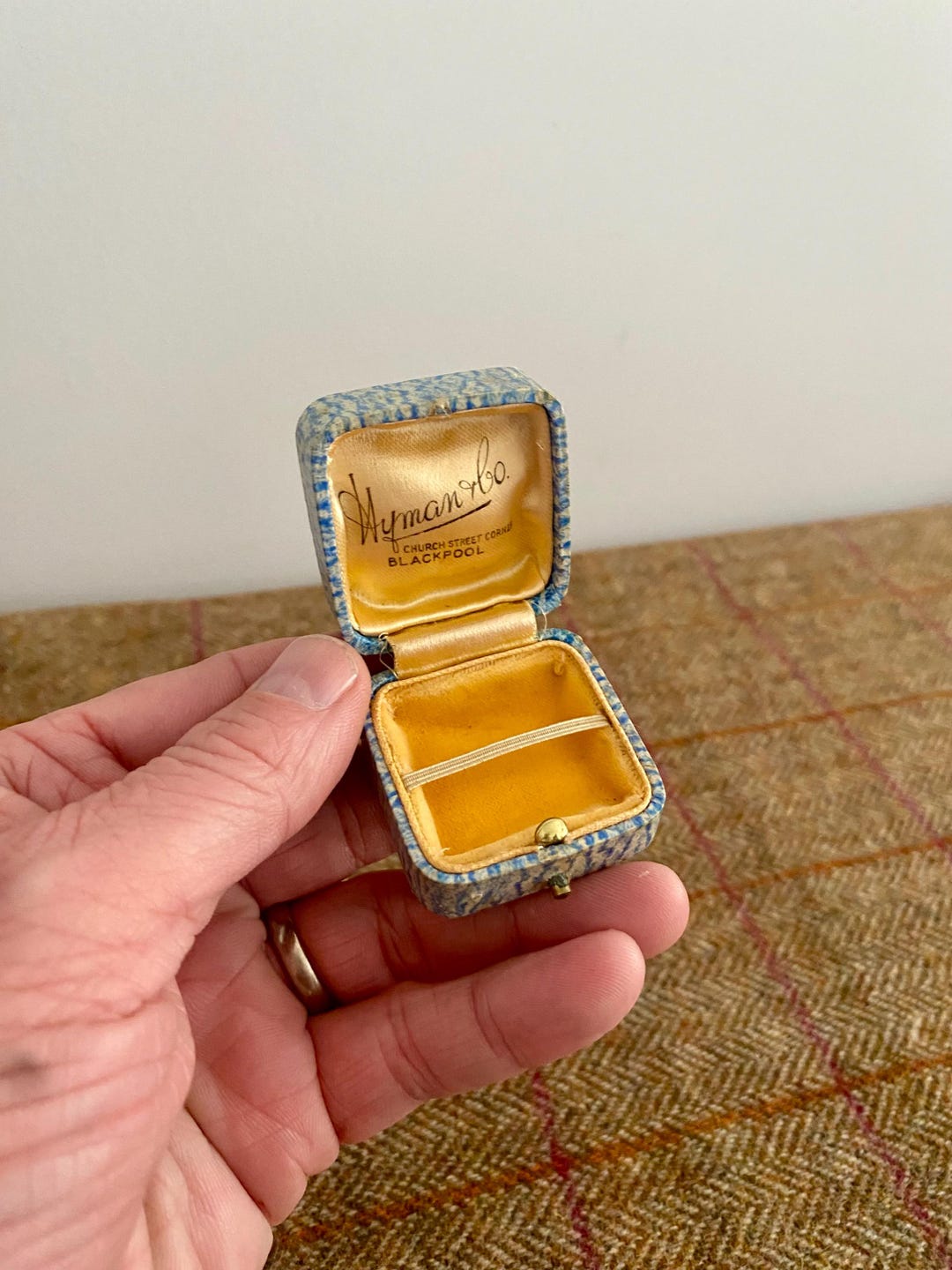 Vintage Ring Box. Vintage Jewellery Box. Antique Jewelry Box. Blackpool ...