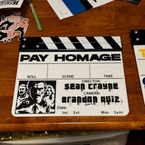 Custom Film Slate Denecke TSC Time Code Slate Faceplate Cover. Design ...