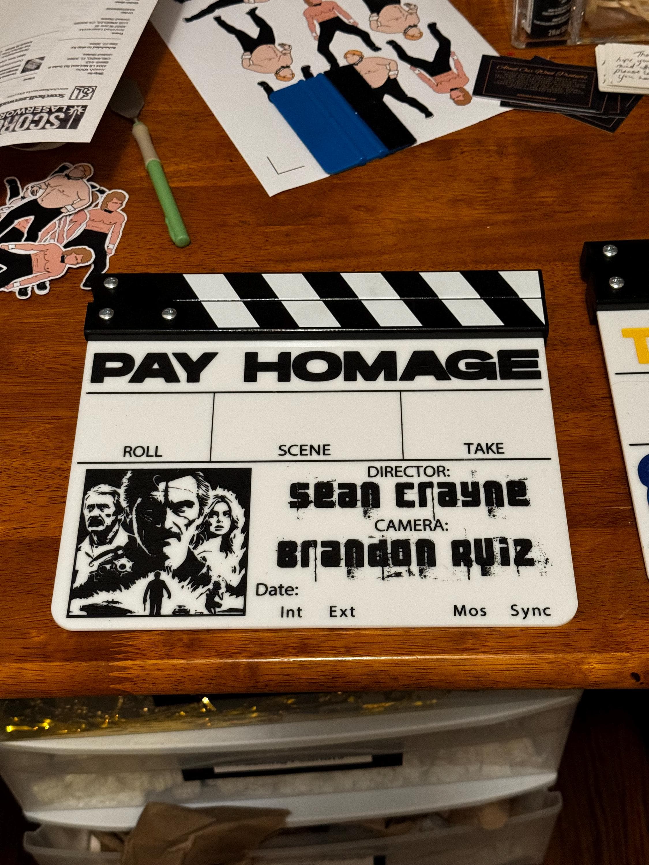 Personalized Clapper Board: Custom Film Slate, Director Gift - Etsy