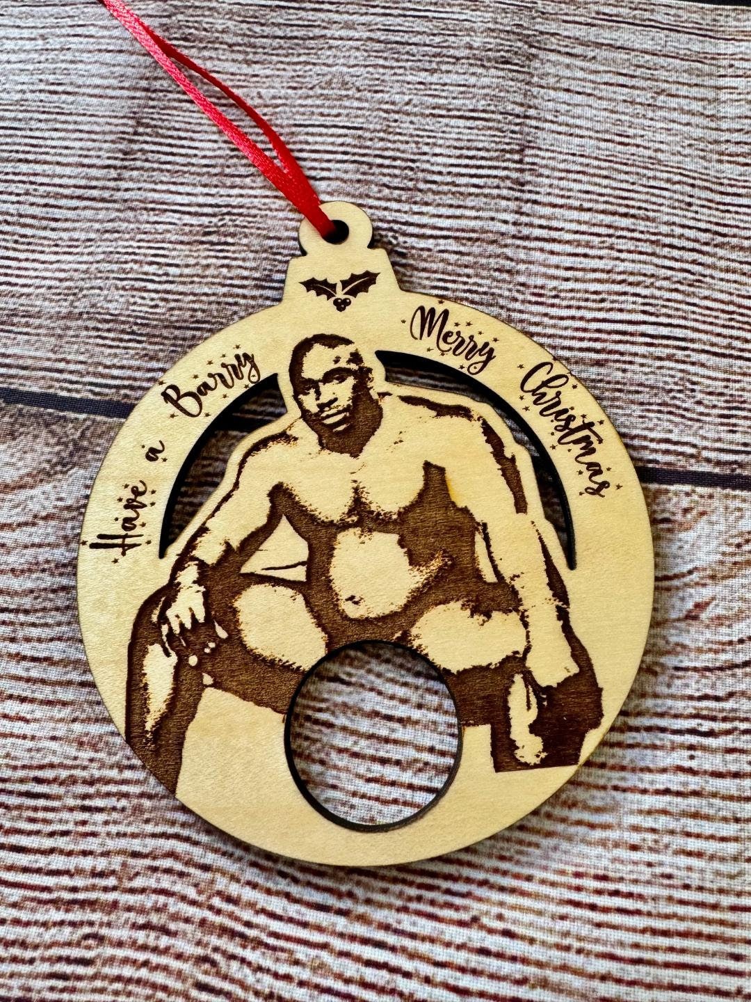 Barry Wood Sitting on A Bed Ornament Inappropriate Meme - Etsy