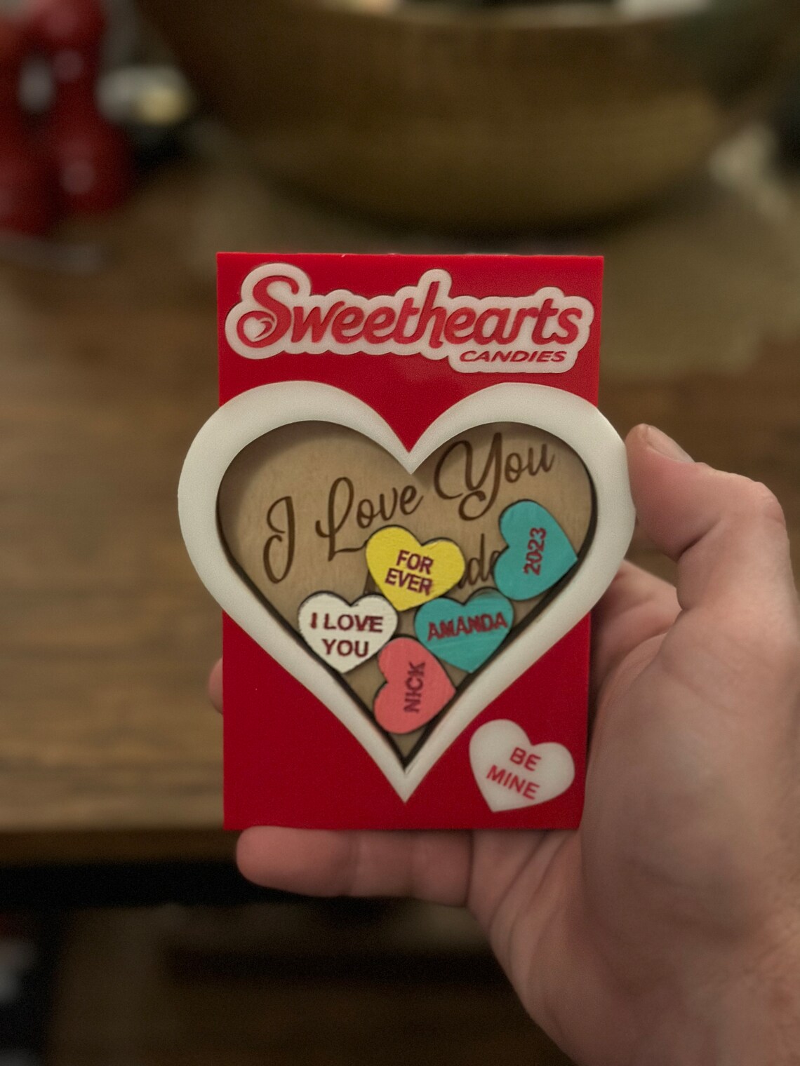Personalized Sweethearts Candy Box SVG Laser Design (digital Download ...