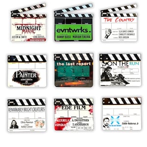 Personalized Clapper Board: Custom Film Slate, Director Gift - Etsy