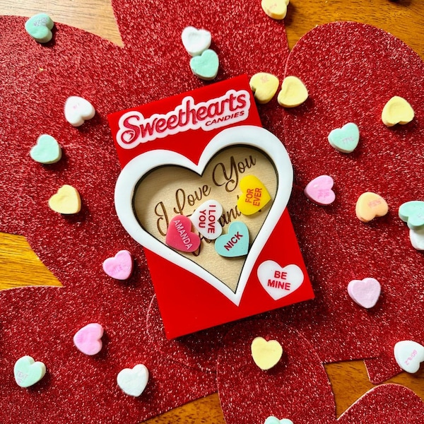 Personalized Candy Hearts - Etsy