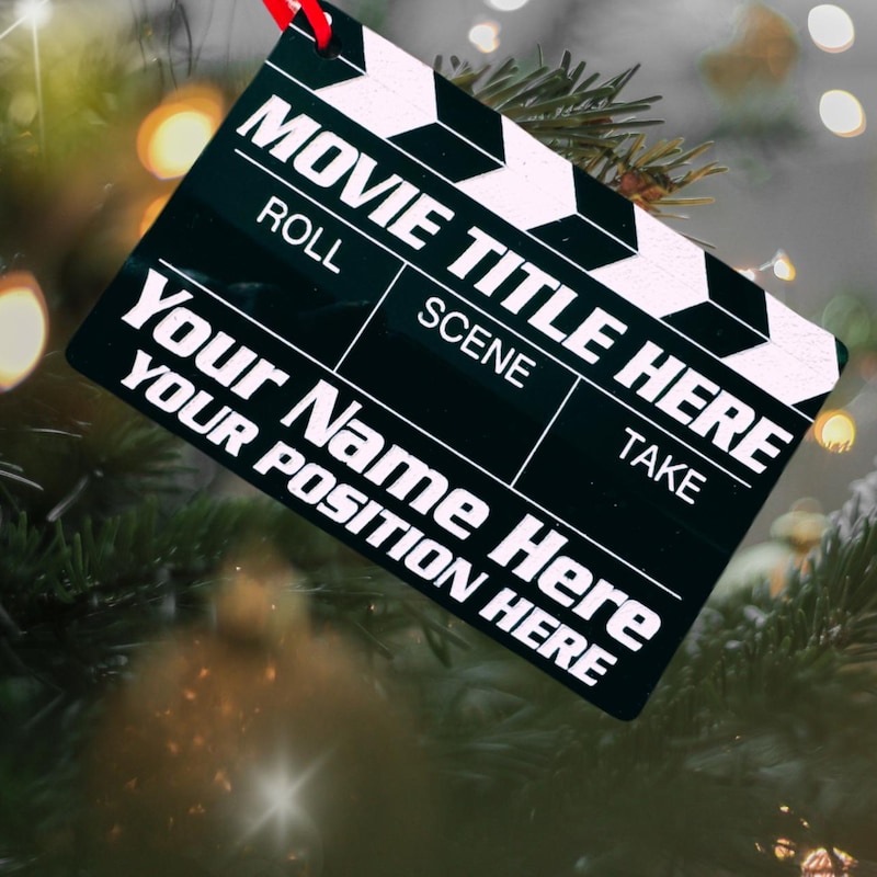 Film Production Ornament - Etsy