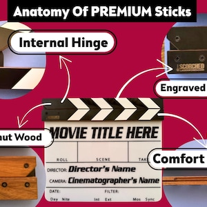 Personalized Clapper Board: Custom Film Slate, Director Gift - Etsy