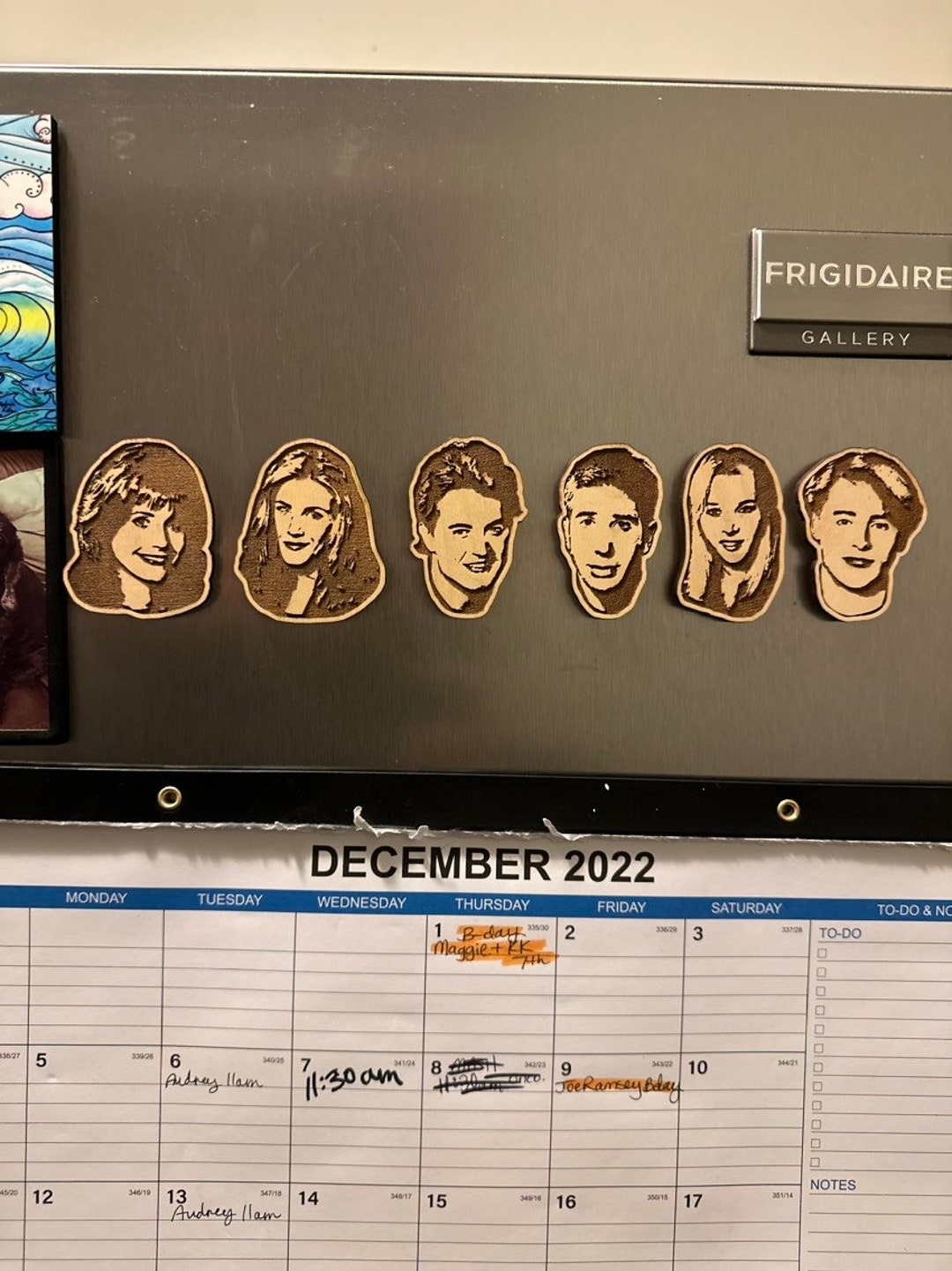 Friends Magnet Set Unique Ross Rachel Monica Joey Phoebe Chandler ...