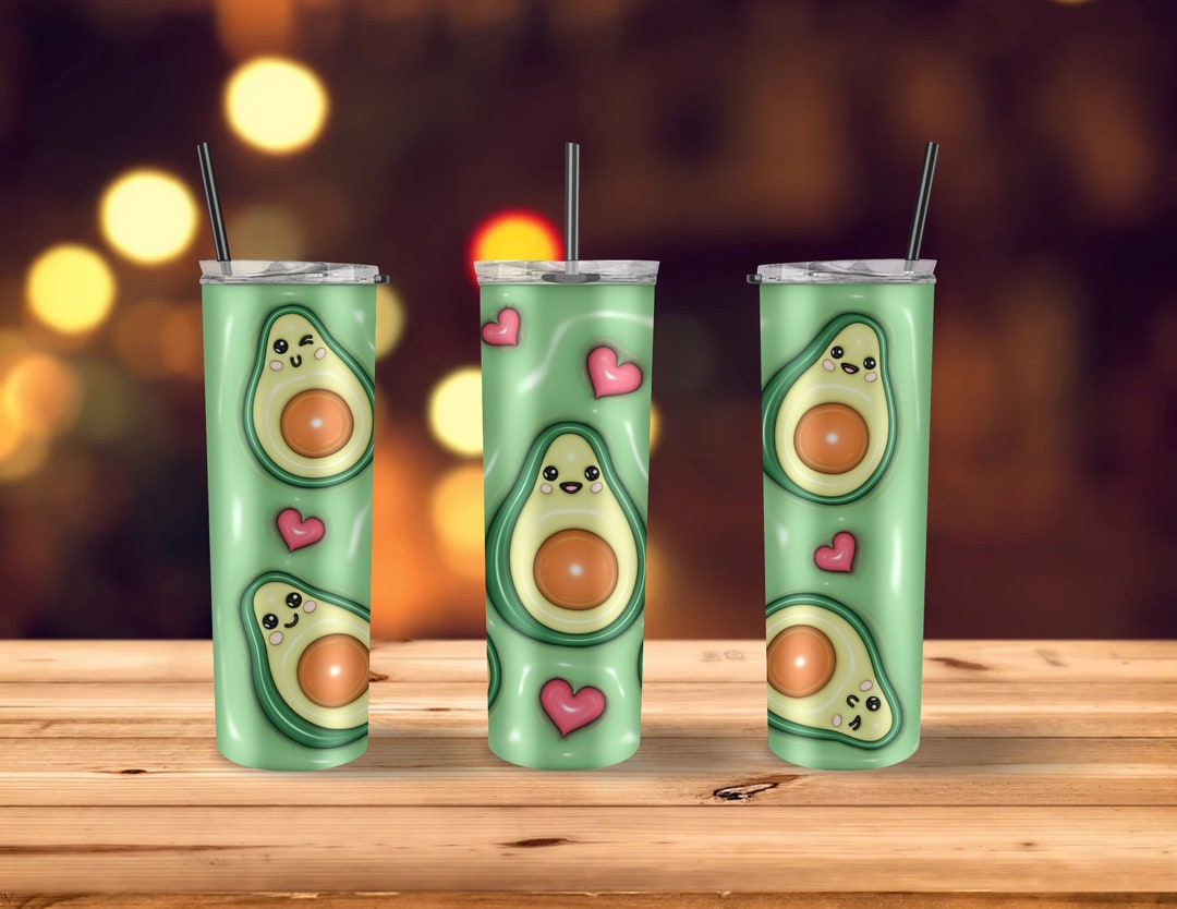Avocado Tumbler Digital Download - Etsy