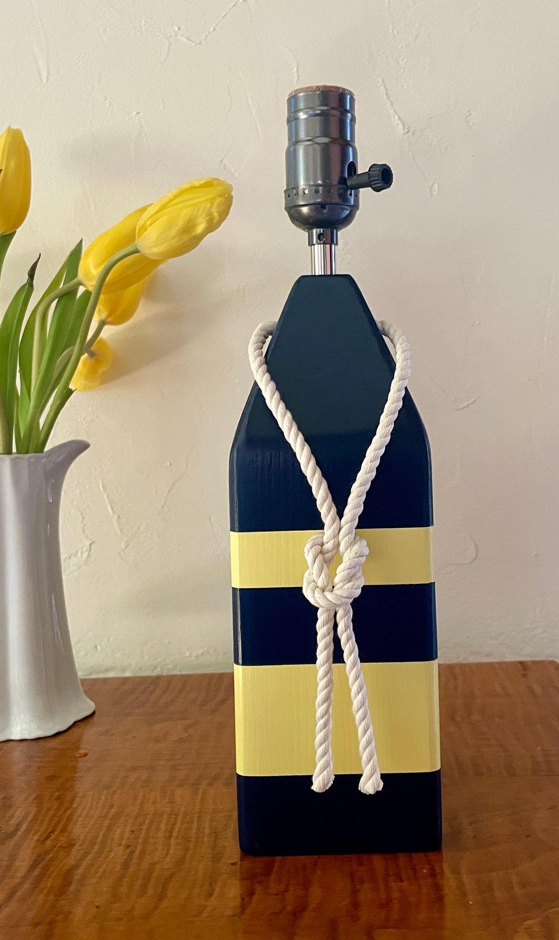 Lobster Buoy Lamp, Lobster Trap Buoy, Nautical Lighting, Coastal ...