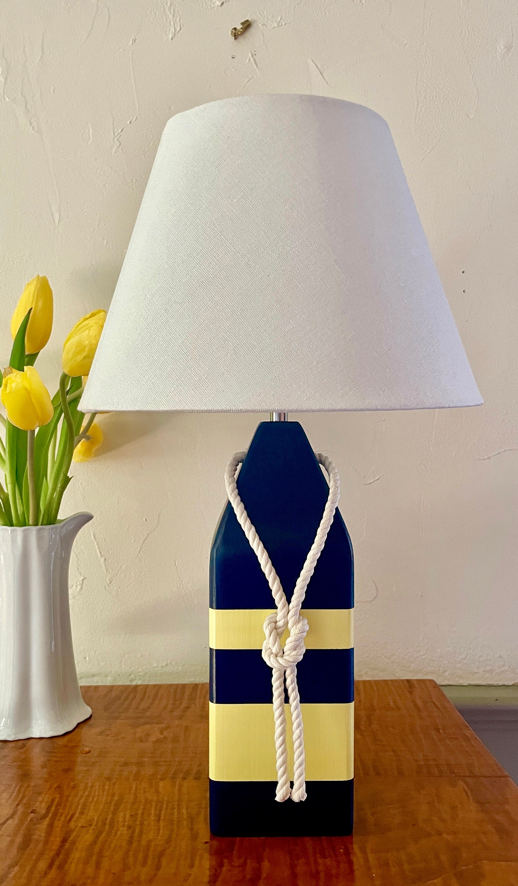 Lobster Buoy Lamp, Lobster Trap Buoy, Nautical Lighting, Coastal ...