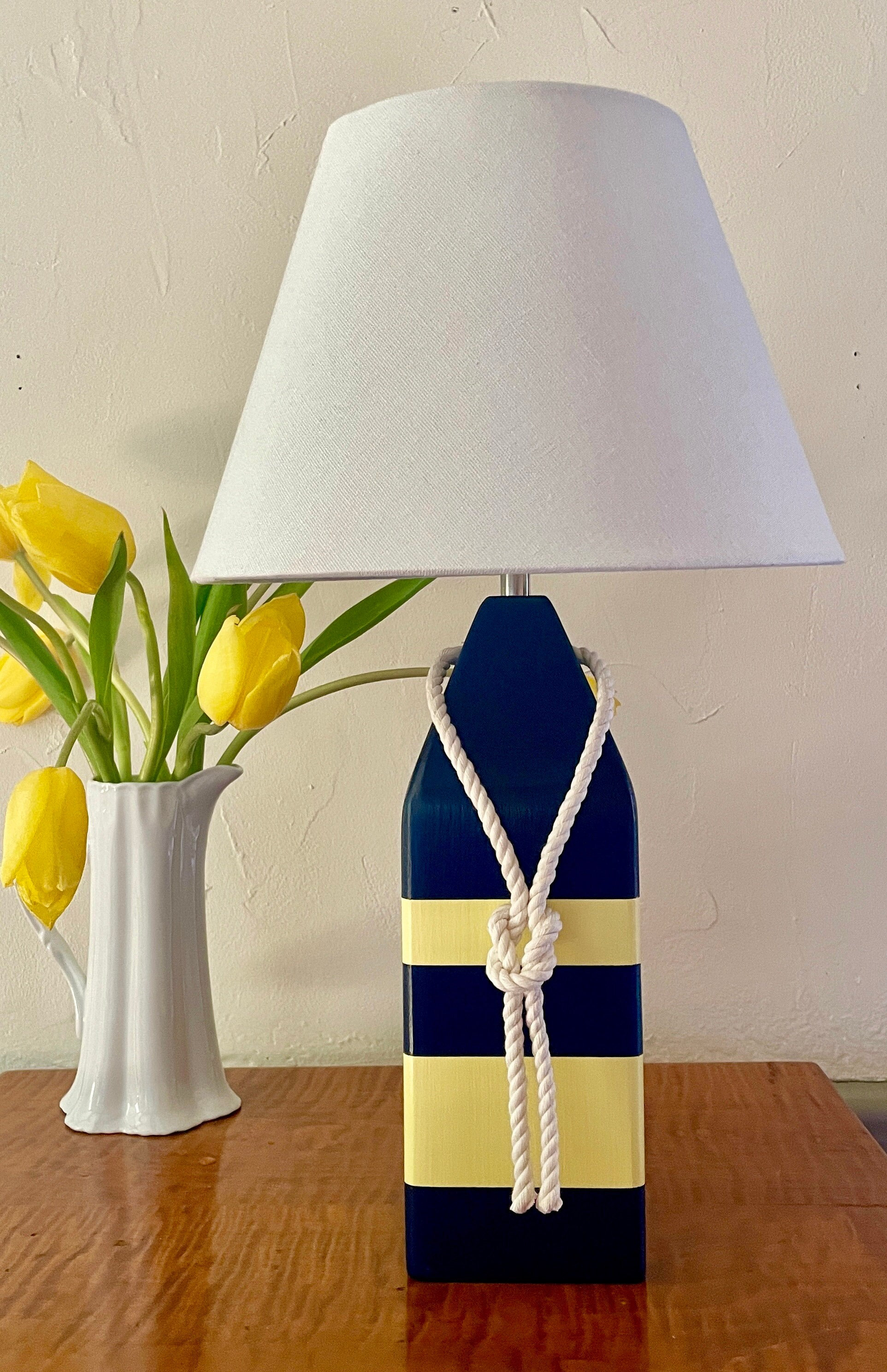 Lobster Buoy Lamp, Lobster Trap Buoy, Nautical Lighting, Coastal ...