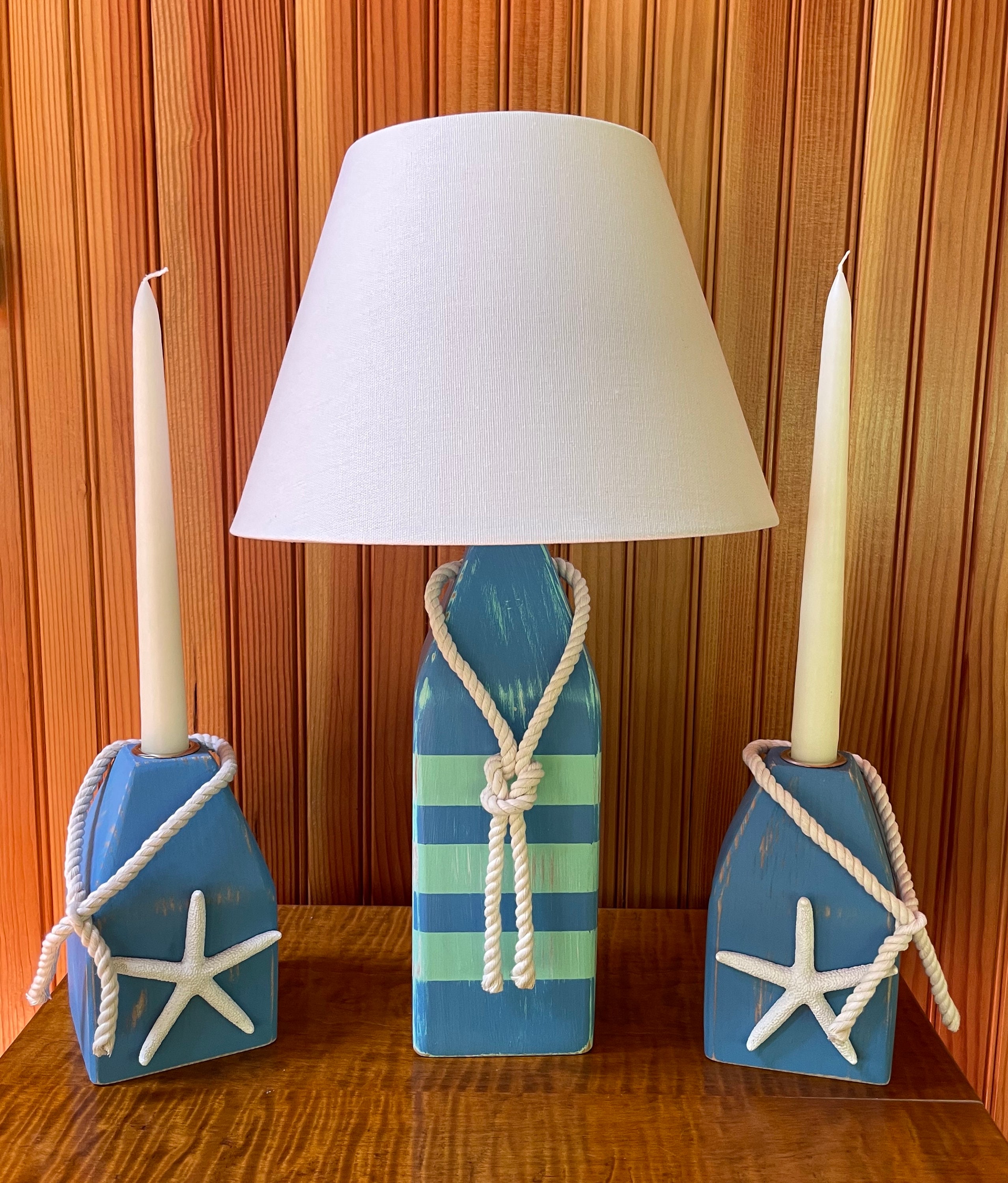 Lobster Buoy Lamp, Lobster Trap Buoy, Nautical Lighting, Coastal Lamp ...