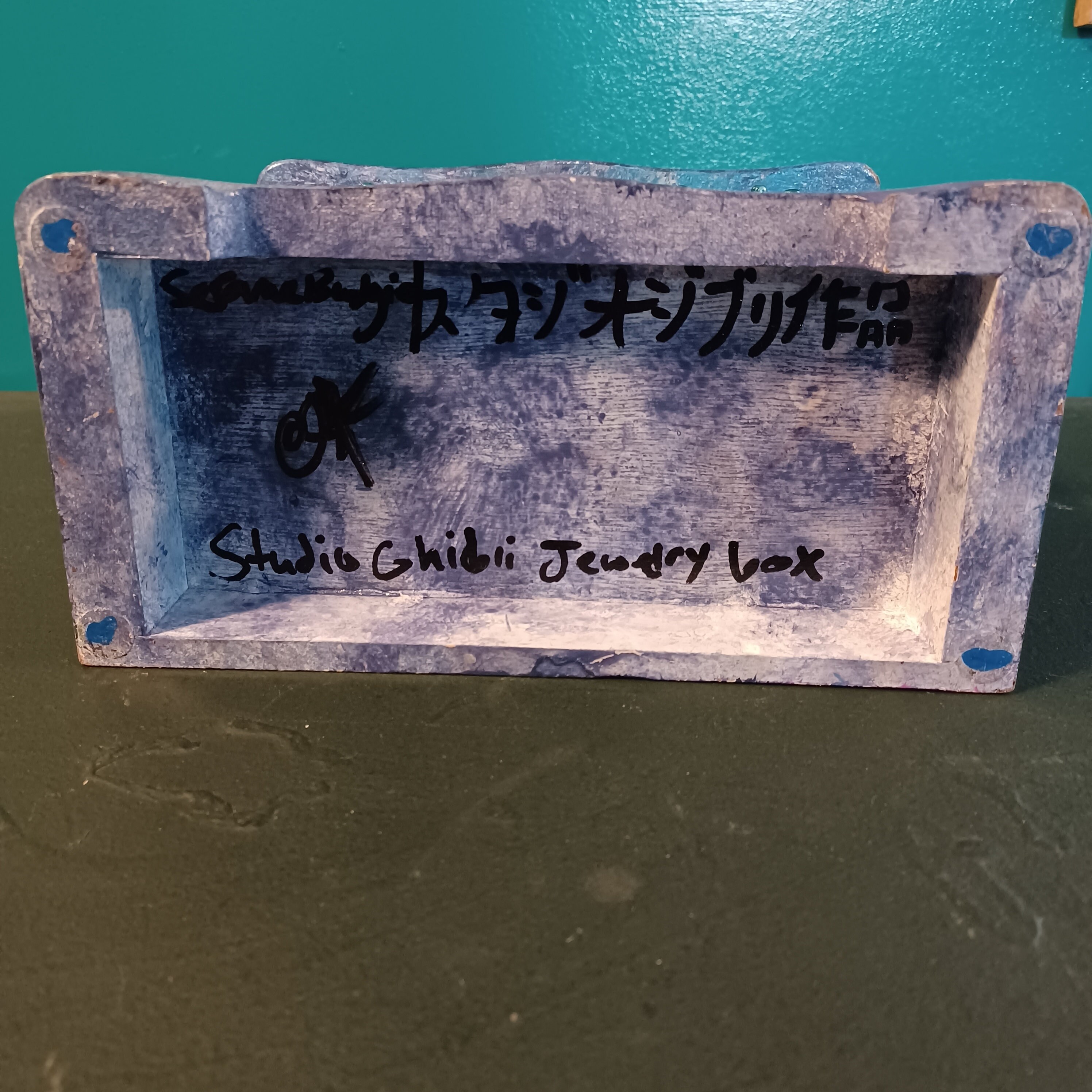 Studio Ghibli Kodama Themed Hand Painted Vintage Jewelry Box - Etsy