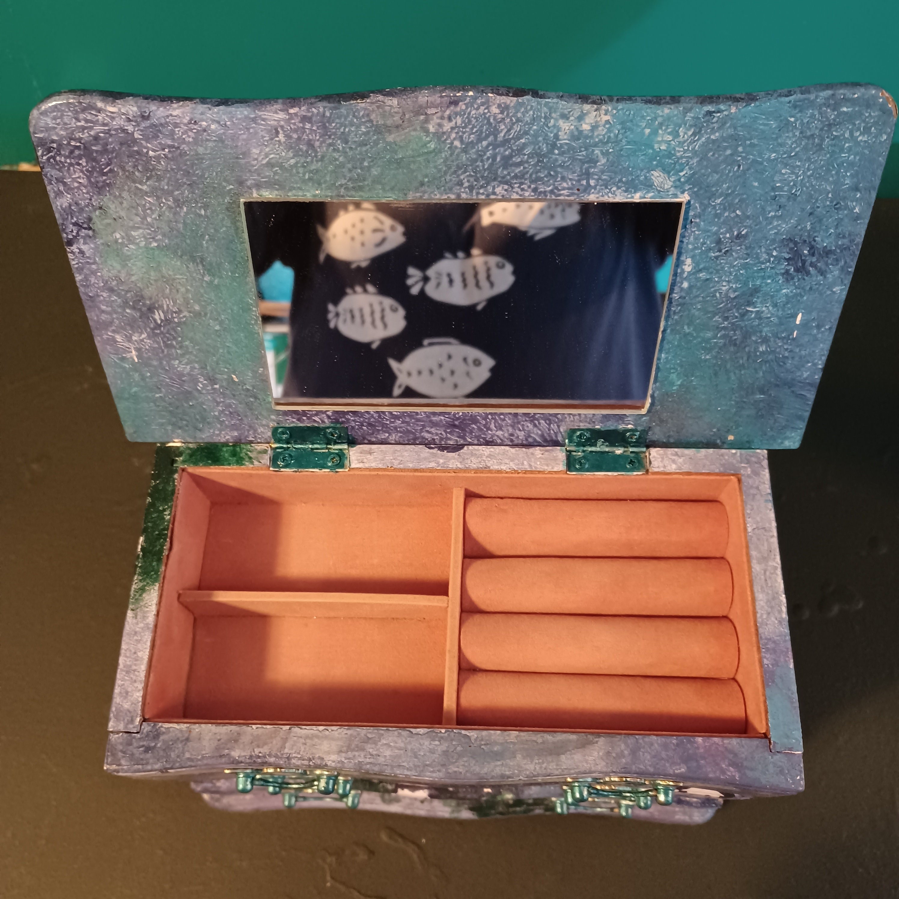 Studio Ghibli Kodama Themed Hand Painted Vintage Jewelry Box - Etsy