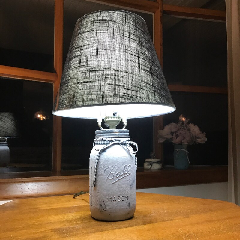 Mason Jar Lamp - Etsy