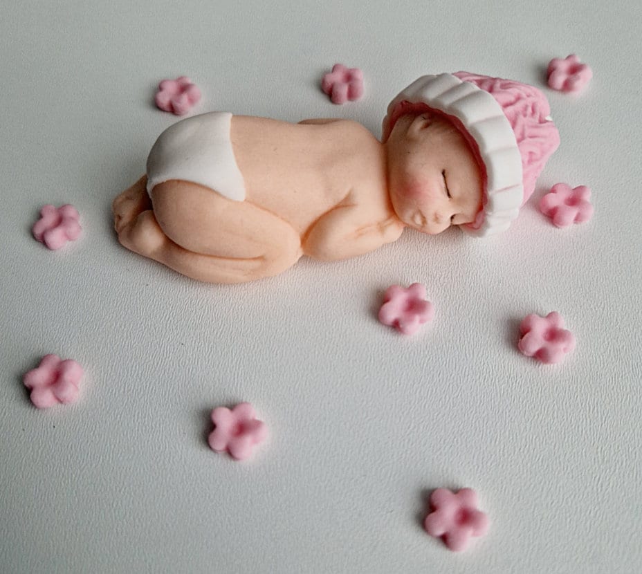 Edible Baby Cake Topper,fondant Icing Decoration - Etsy