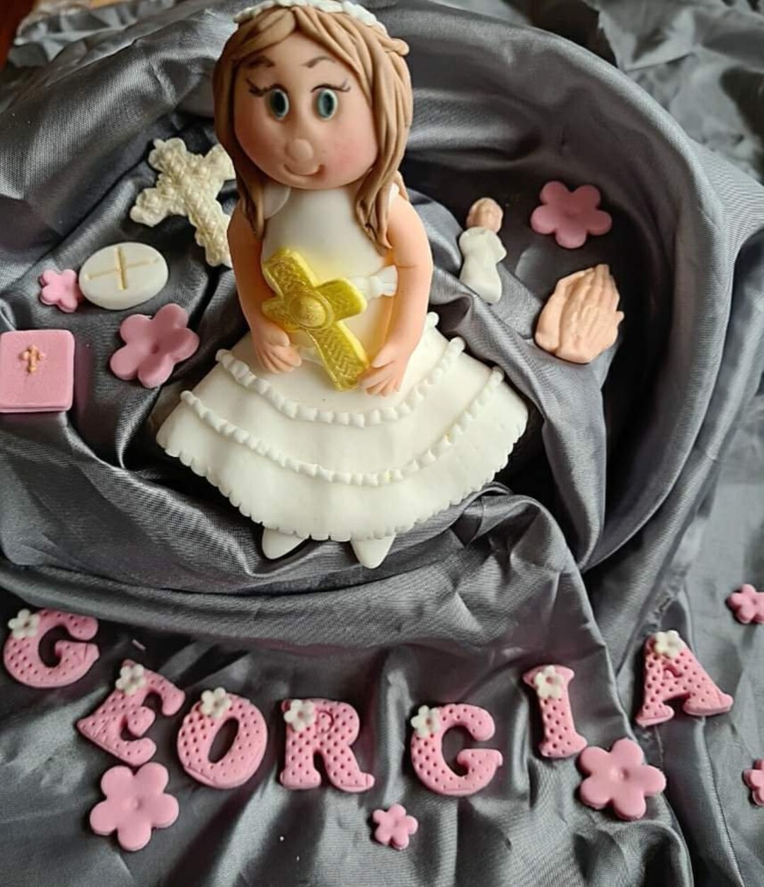 Edible Communion Figurine Cake Topper,fondant Icing Decoration ...