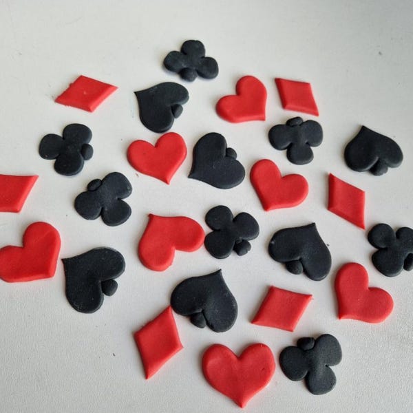Playing Card Cake Topper - Etsy