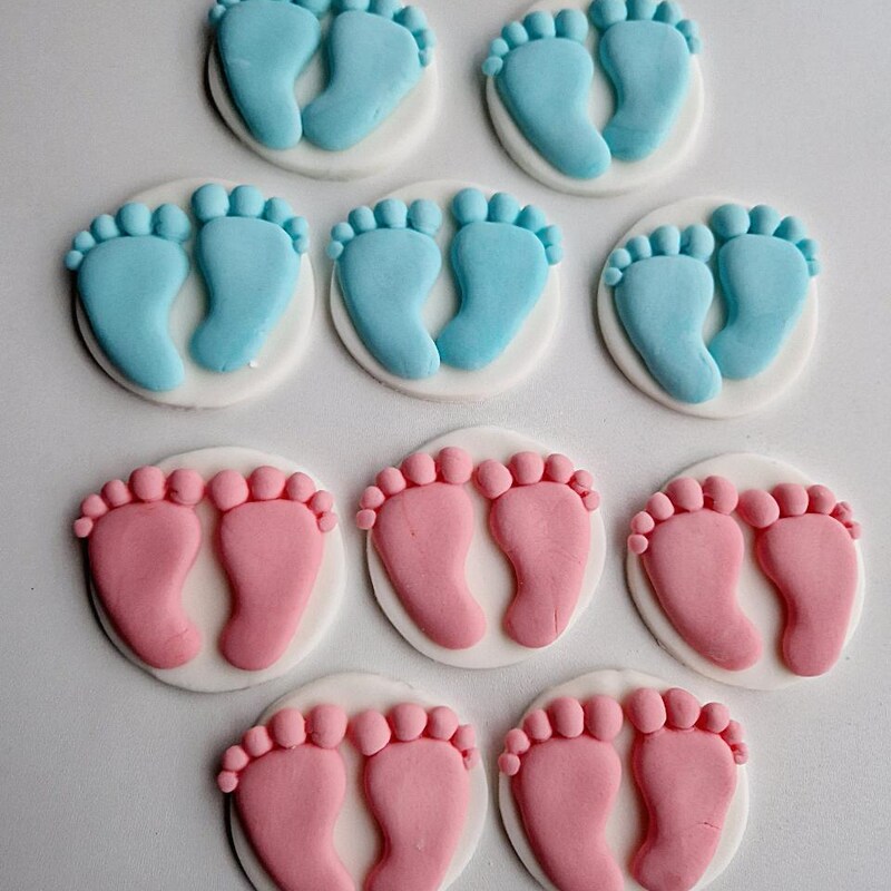 Fondant Baby Feet - Etsy