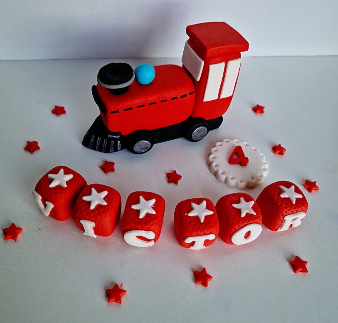 Edible Baby Train Cake Topper,fondant Icing Decoration - Etsy