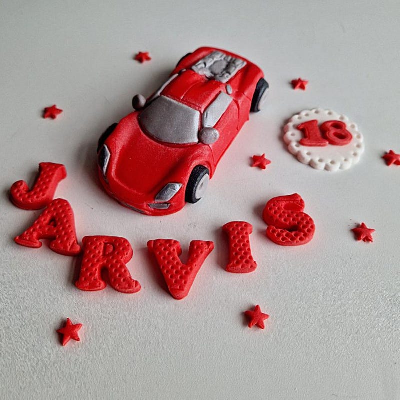 Cars Fondant - Etsy