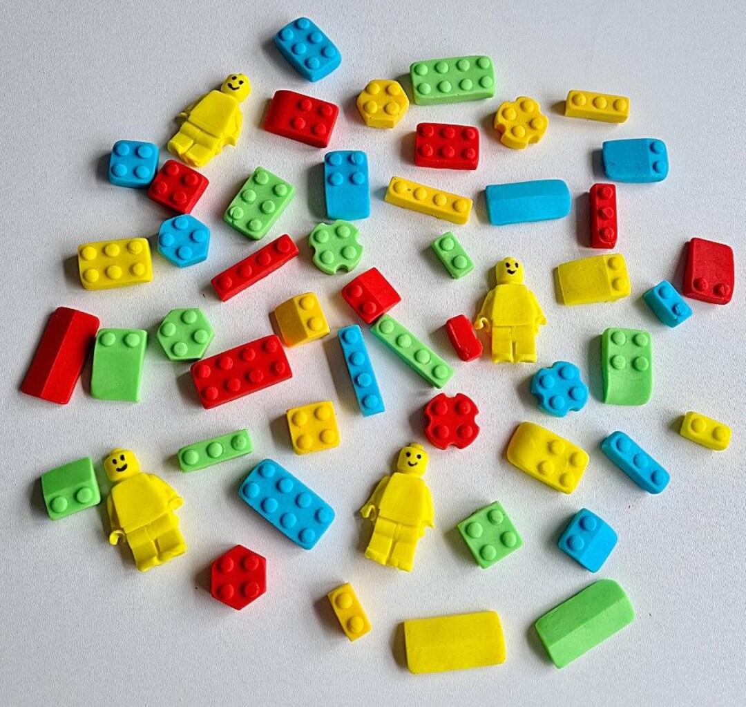 Edible Building Blocks Cake Topper,fondant Icing Decoration - Etsy