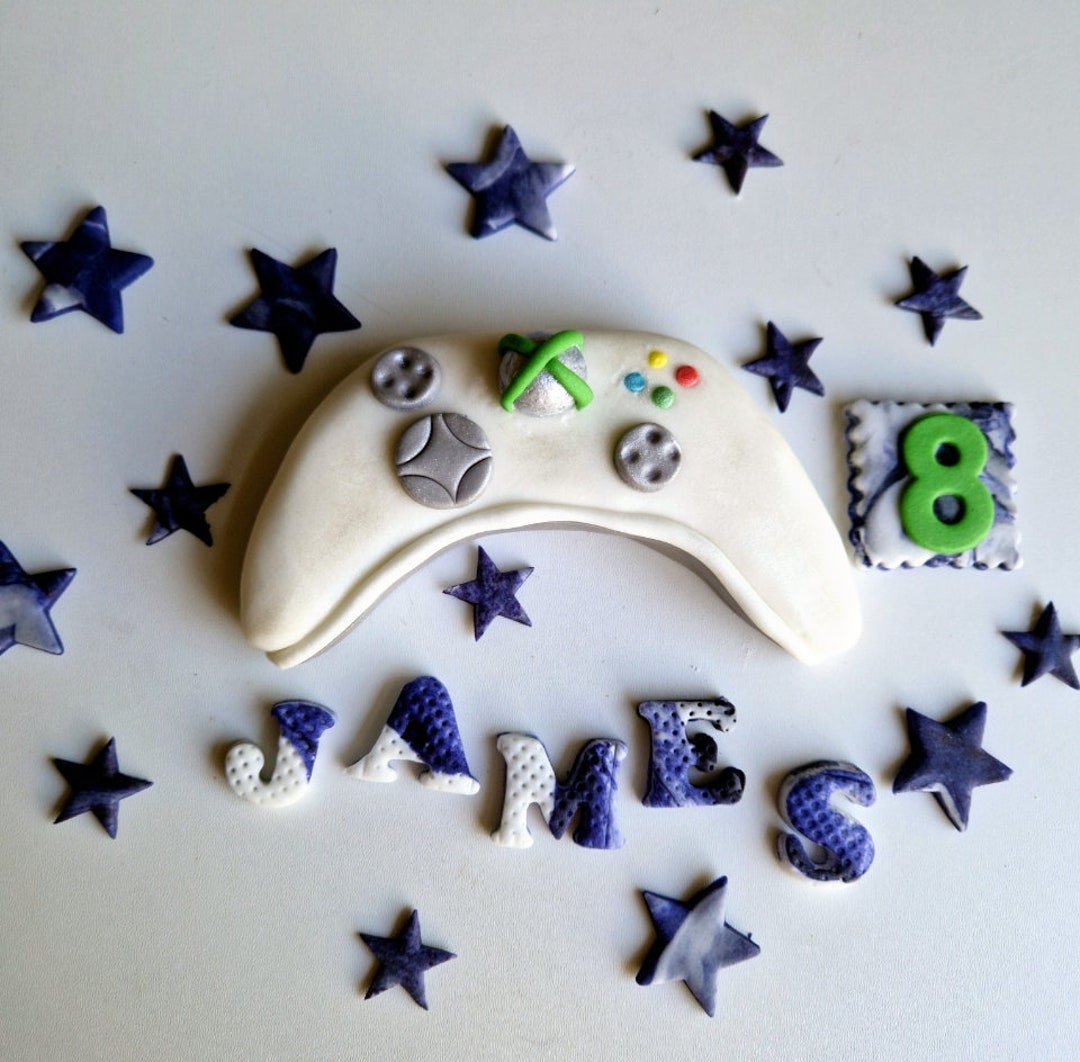 Edible Xbox Controller Cake Topperpspfondant Icing - Etsy