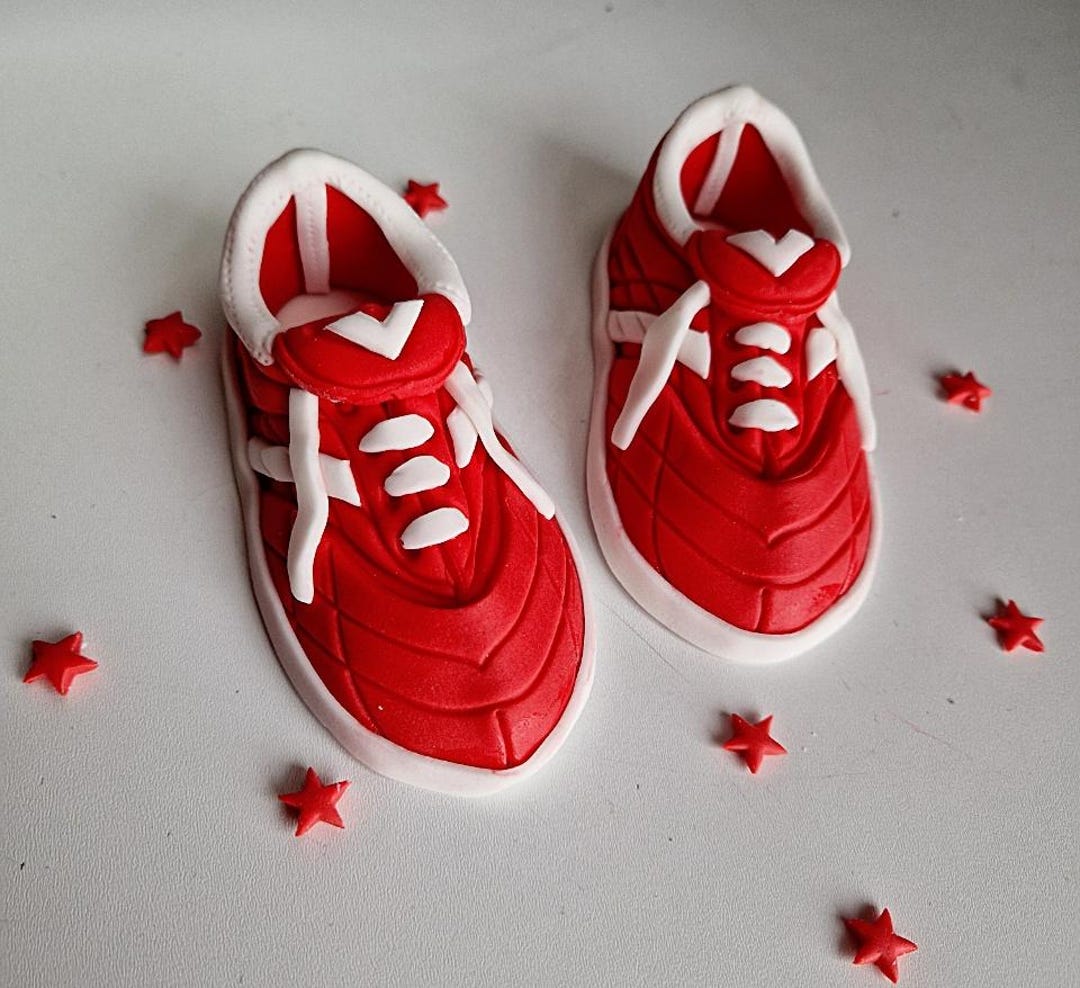 Edible Soccer/football Boots Cake Topper,fondant Icing Decoration - Etsy