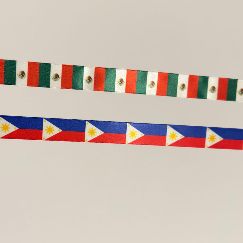 Philippine Flag Ribbon - Etsy
