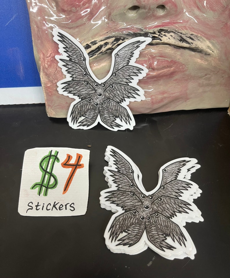 KULTS ART STICKER seraphim Original Art Stickers, Notebook Sticker ...