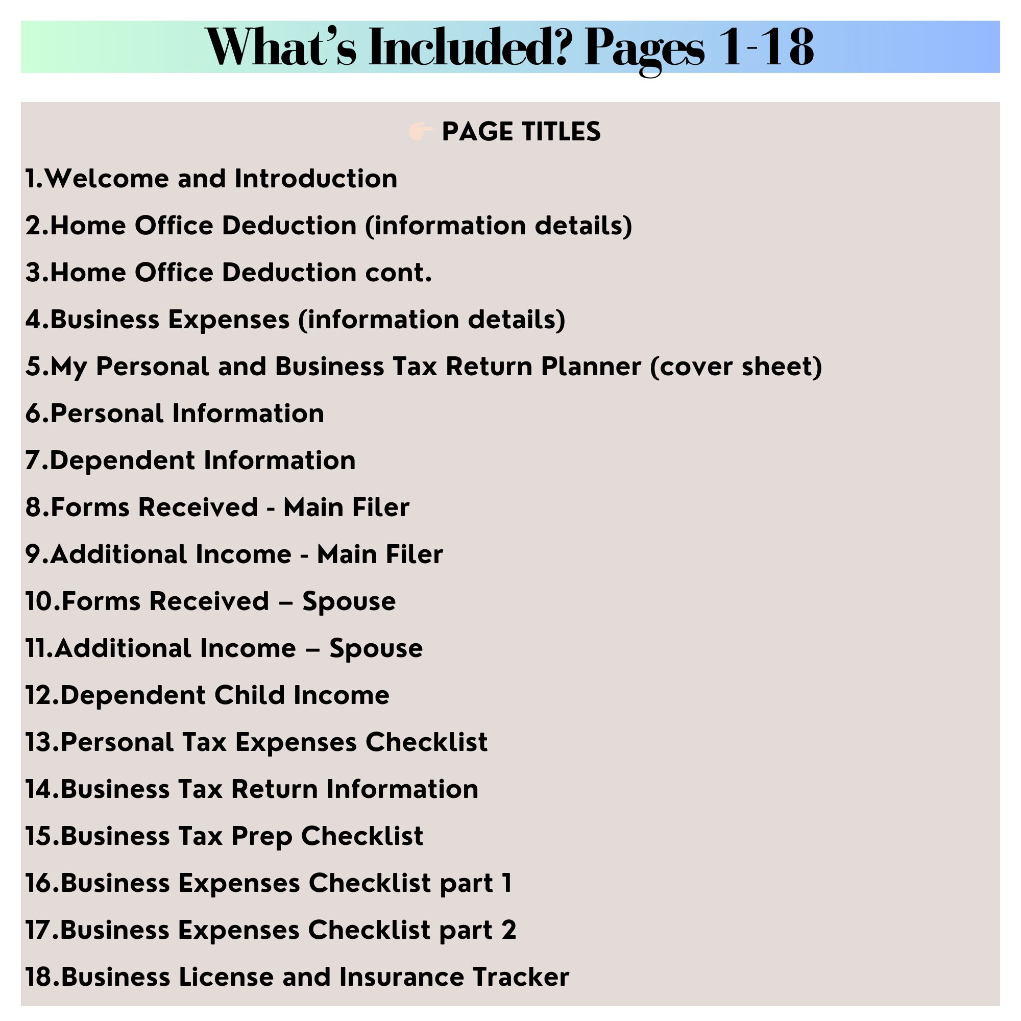 Freight Dispatcher Personal & Business Tax Deduction Planner and ...