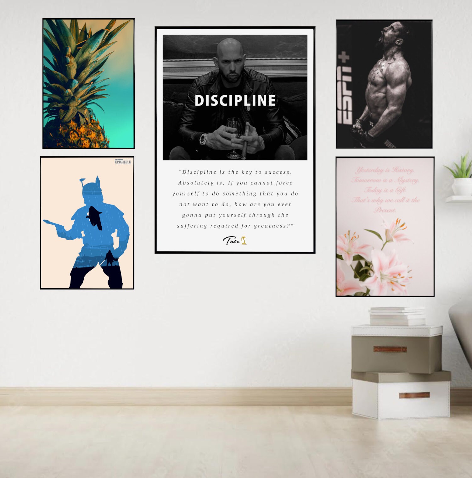 Andrew Tate Poster Print Inspirational Quote A1/A2/A3/A4 Printable ...