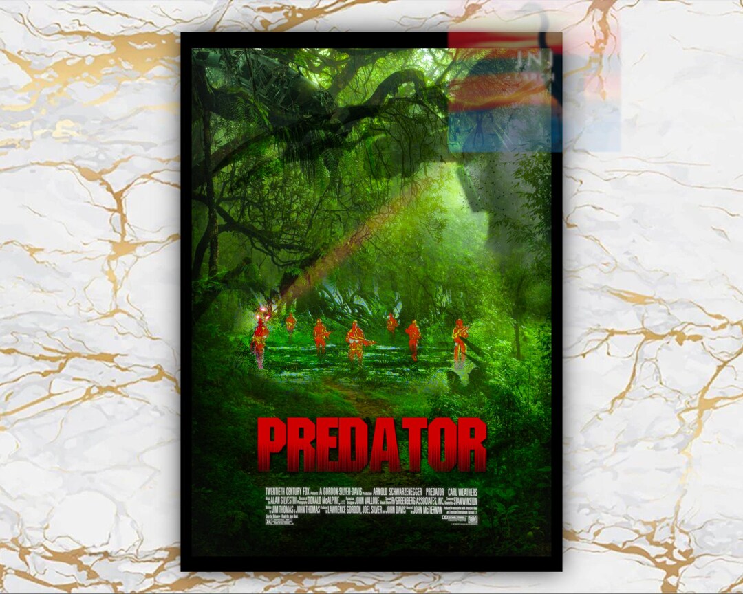Predator Movie Digital Poster Print A1/A2/A3/A4 Movie Poster - Etsy