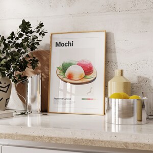 JAPANESE MOCHI POSTER | Minimalist Wall Art Decor | Digital Prints ...