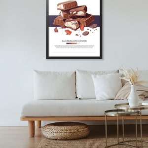 AUSTRALIAN TIM TAM Poster | Minimalist Wall Art Decor | Digital Prints ...