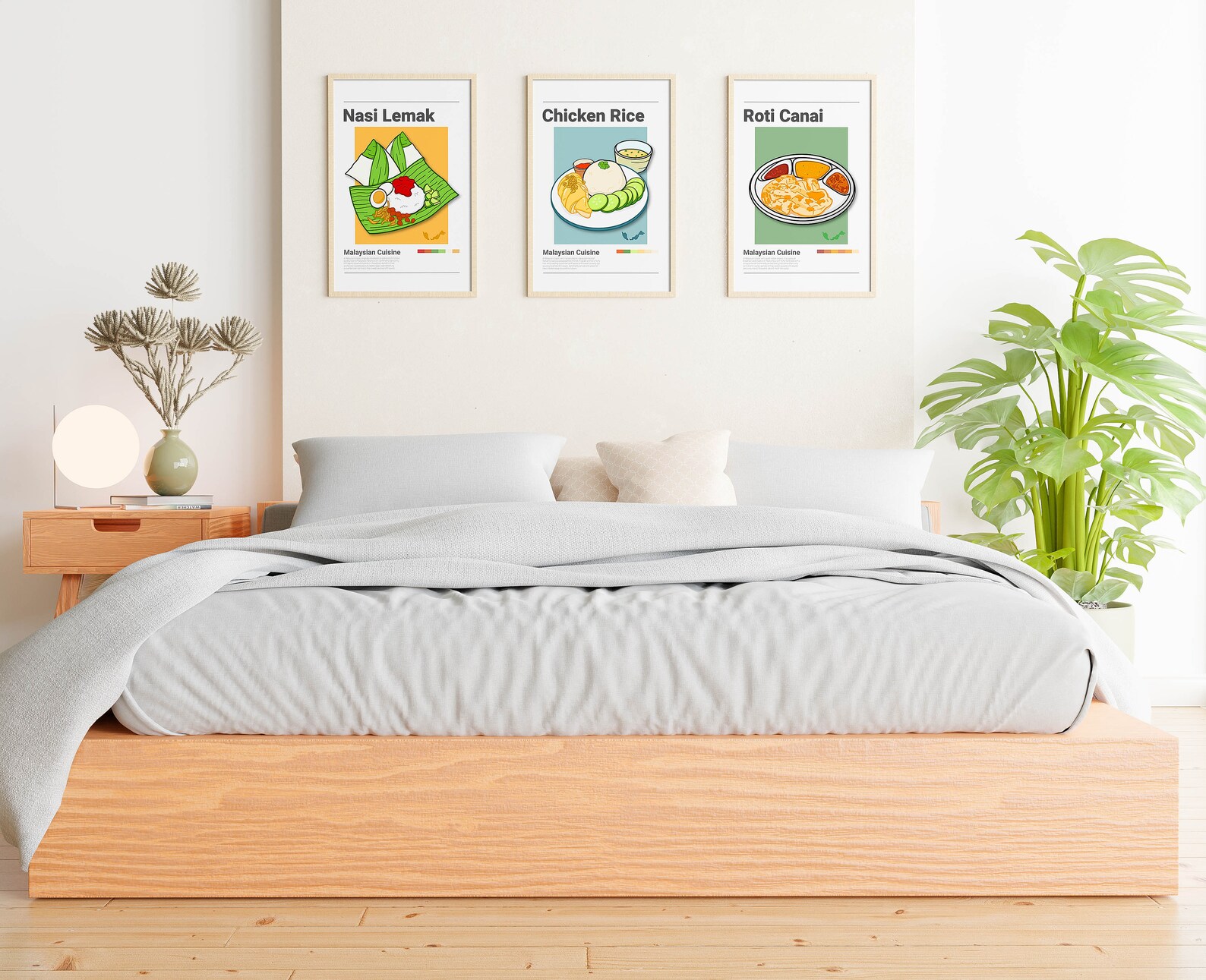 Malaysia Food Poster Bundle Set of 3 Wall Art Decor - Etsy