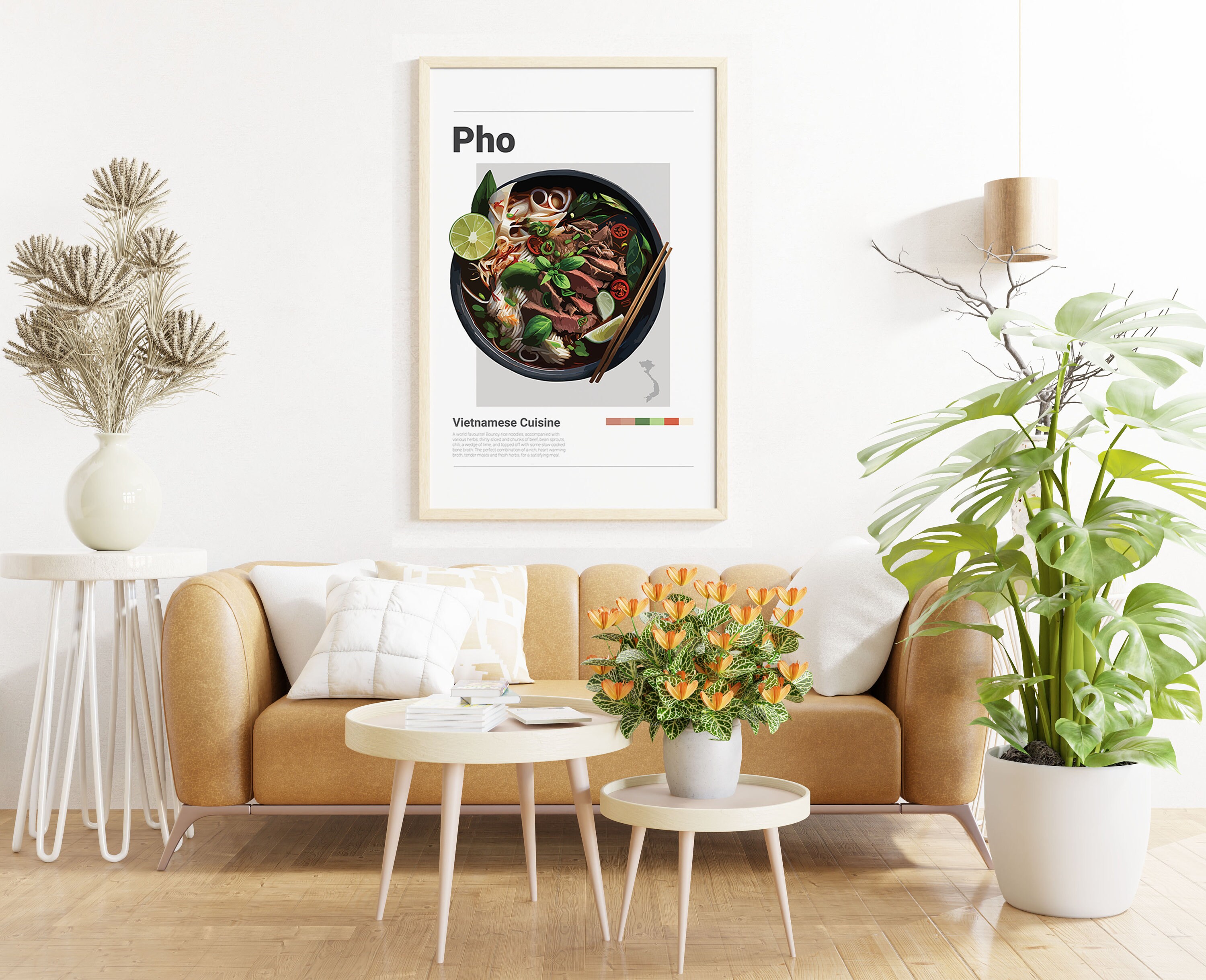 PHO POSTER Minimalist Vietnamese Wall Art Decor Digital - Etsy Australia