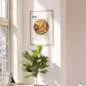 INDIAN ROTI POSTER Minimalist Wall Art Decor Digital Prints Poster Art ...