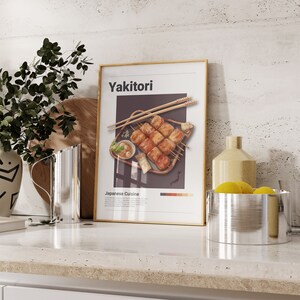 JAPANESE YAKITORI POSTER Minimalist Wall Art Decor Digital Prints ...
