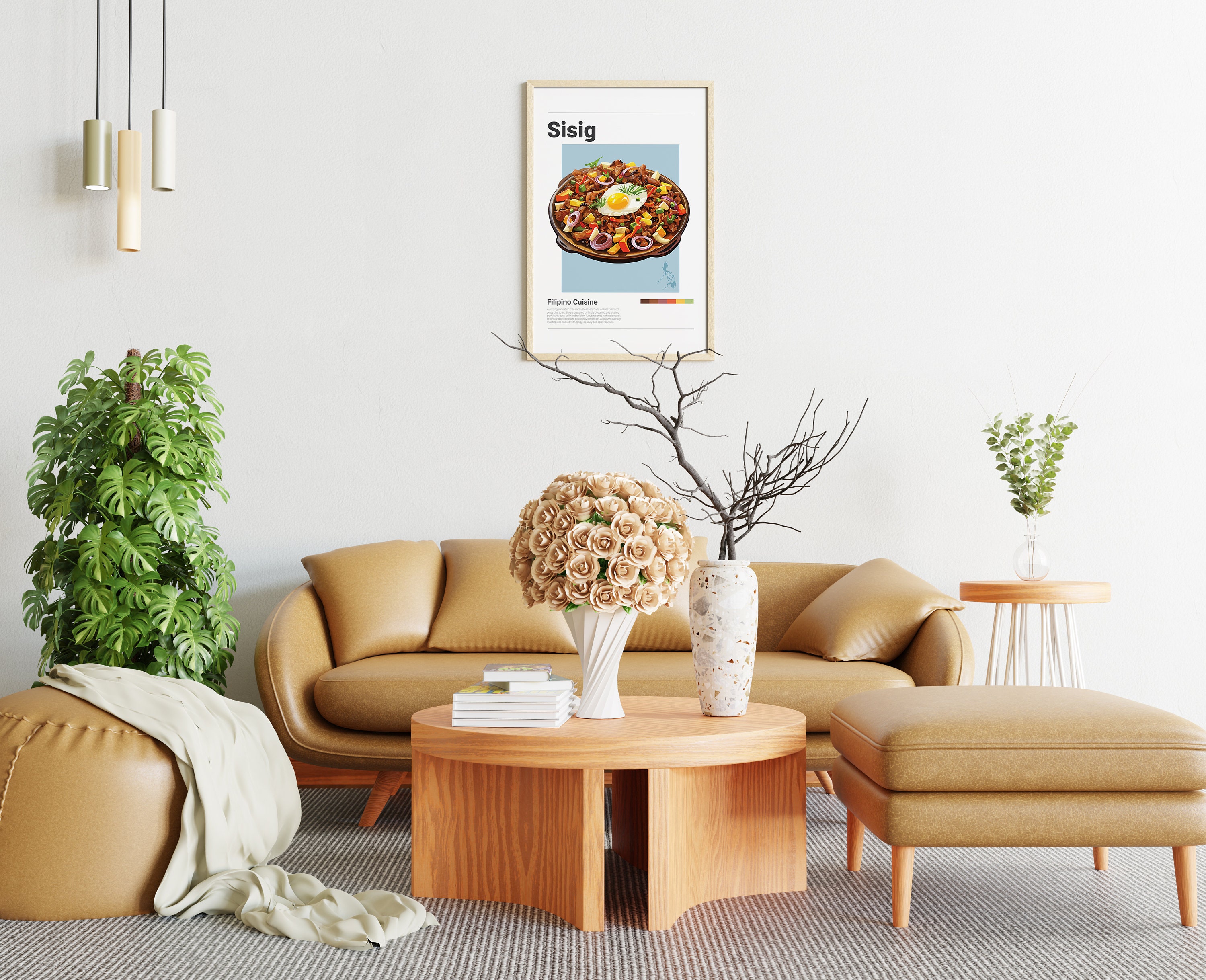 PORK SISIG POSTER Minimalist Philippines Food Wall Art Decor - Etsy