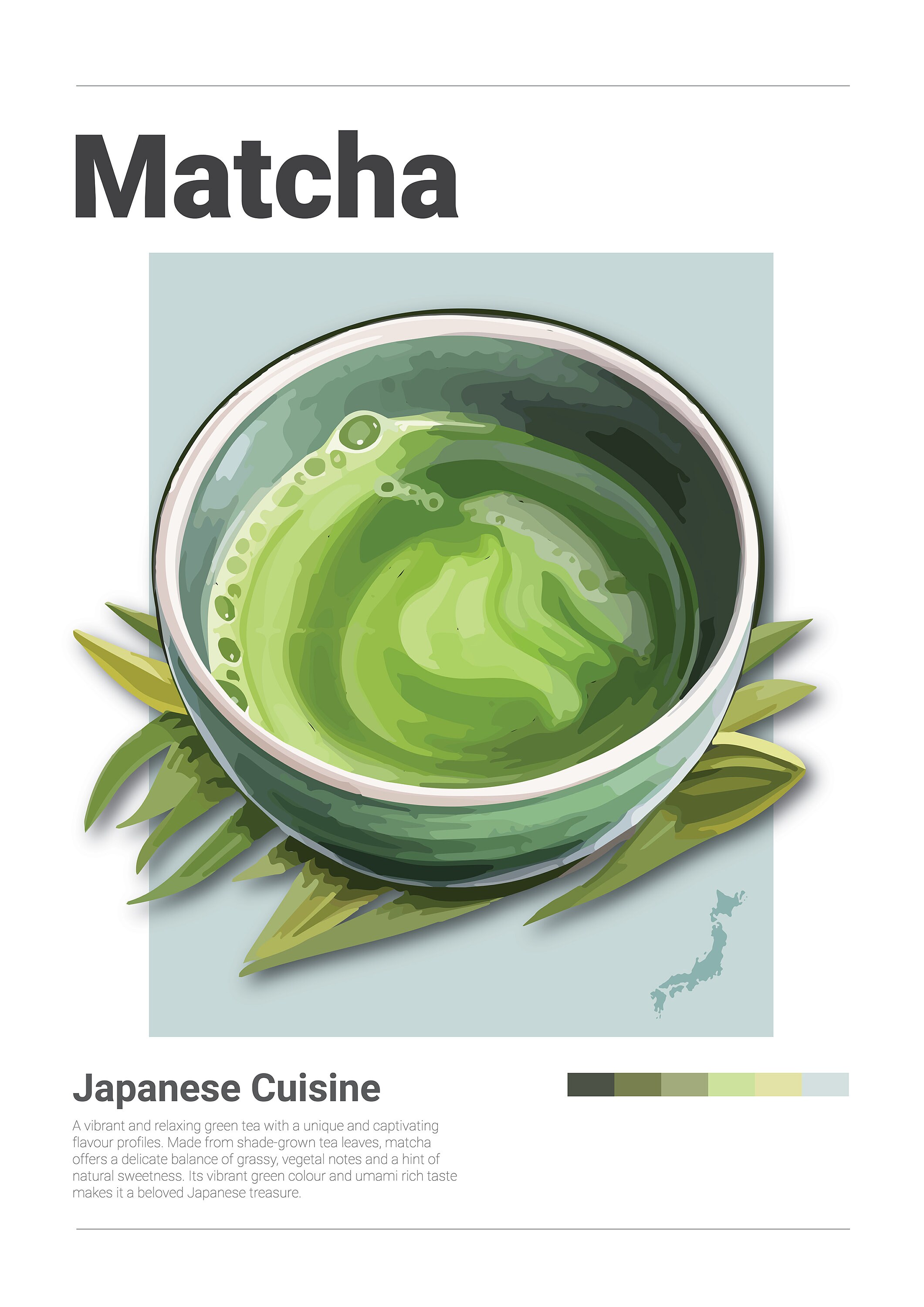 Japanese Food Poster Bundle Set of 3 Wall Art Decor Minimalist Digital ...