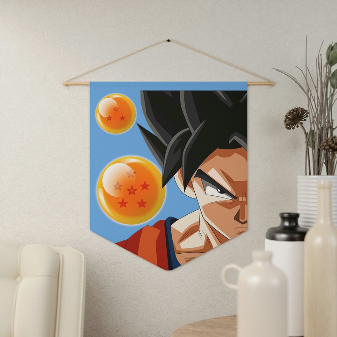 Son Goku Hanging Banner Dragon Ball Mural Tapestry Manga - Etsy