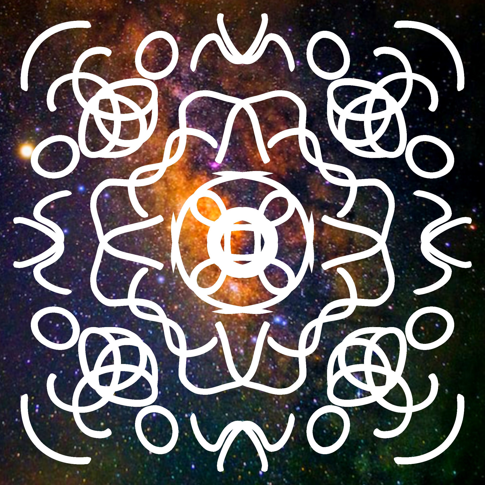 Galaxy Crystal Grid 6 Pack Printable - Etsy