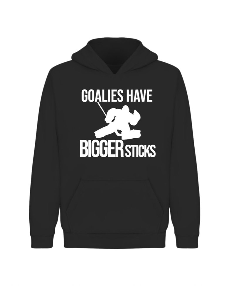 Adult Unisex Ice Hockey Goalie Hoodie “bigger Sticks” - Etsy